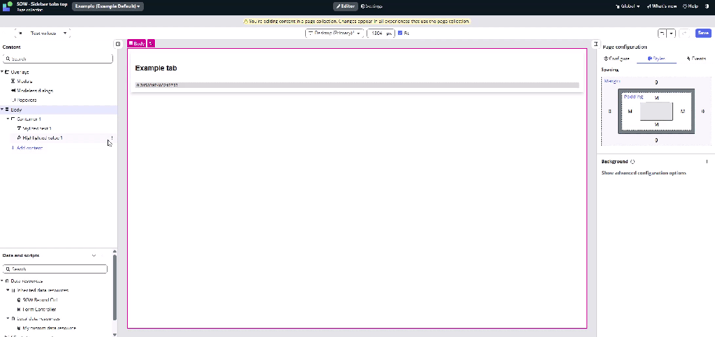 Data Resources тау Transform тау My Ui Builder Corner тшх